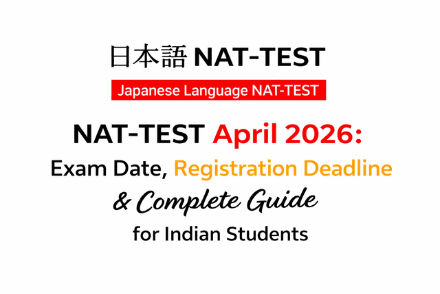 NAT-TEST April 2026: Exam Date, Registration & Guide for Indian Students